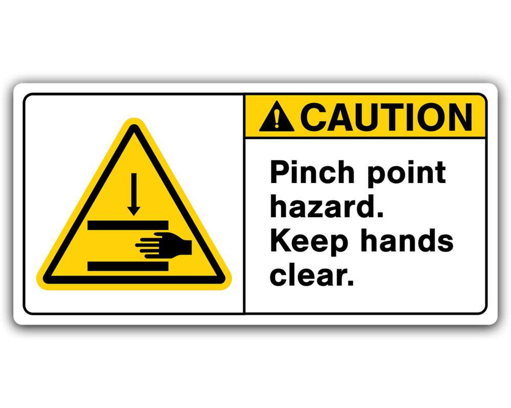 Caution Decals — Fast Safety Decals