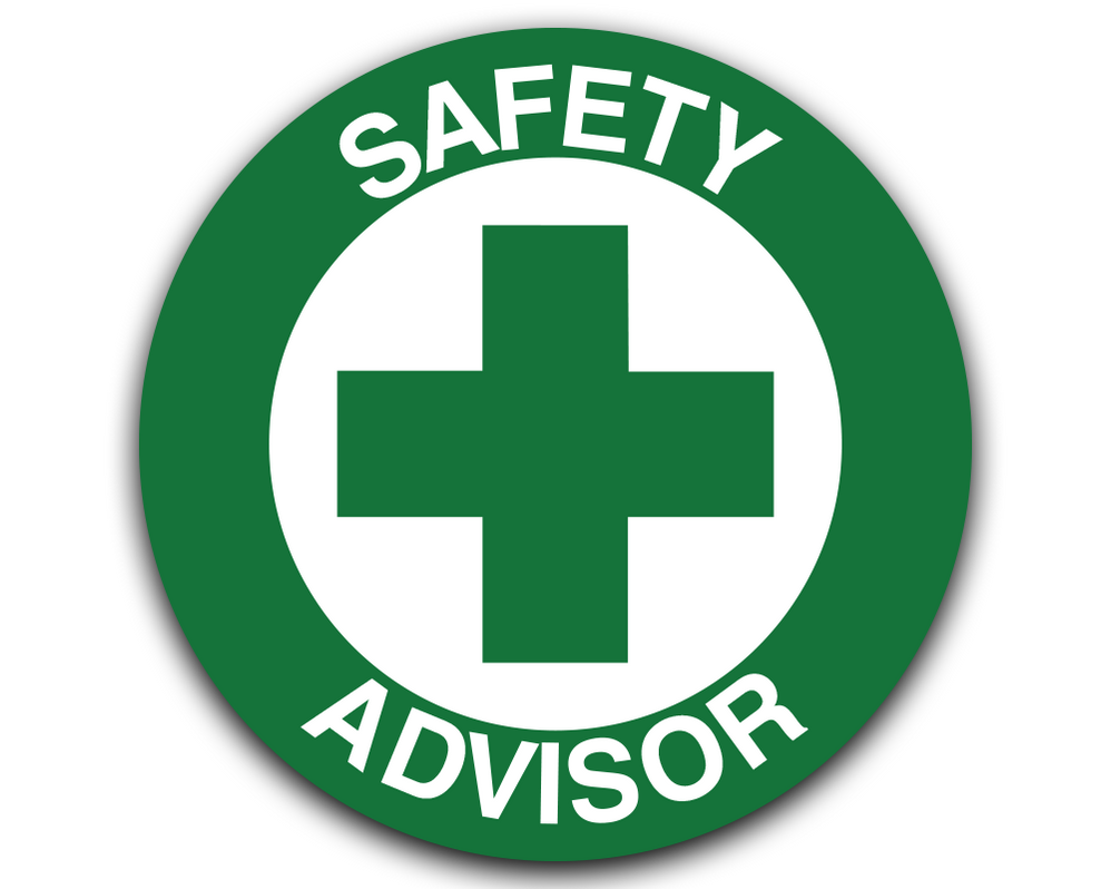 SAFETY ADVISOR - Hard Hat Decal — Fast Safety Decals
